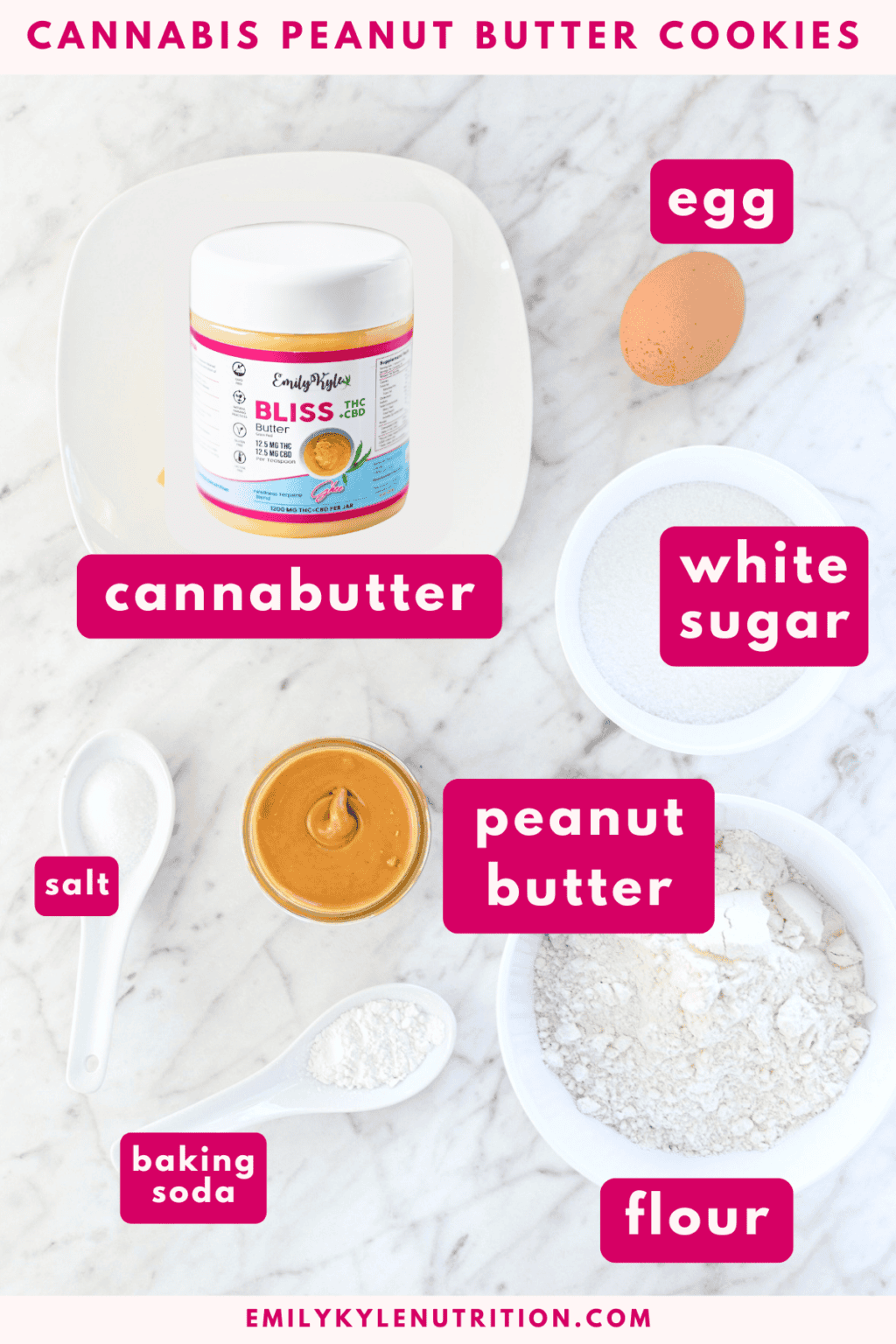 Easy Cannabis Peanut Butter Cookies » Emily Kyle, MS, RDN