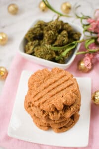Easy Cannabis Peanut Butter Cookies » Emily Kyle, MS, RDN