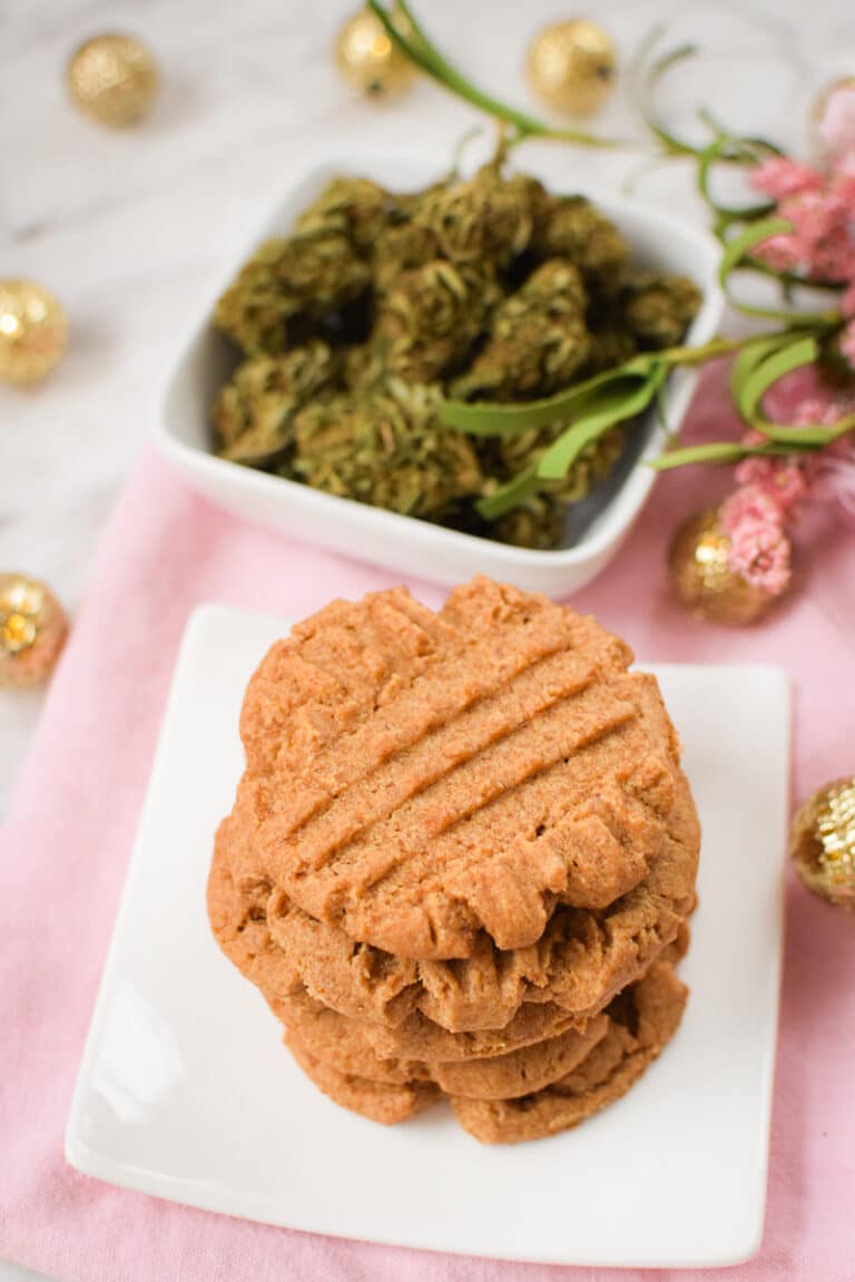 Easy Cannabis Peanut Butter Cookies » Emily Kyle, MS, RDN