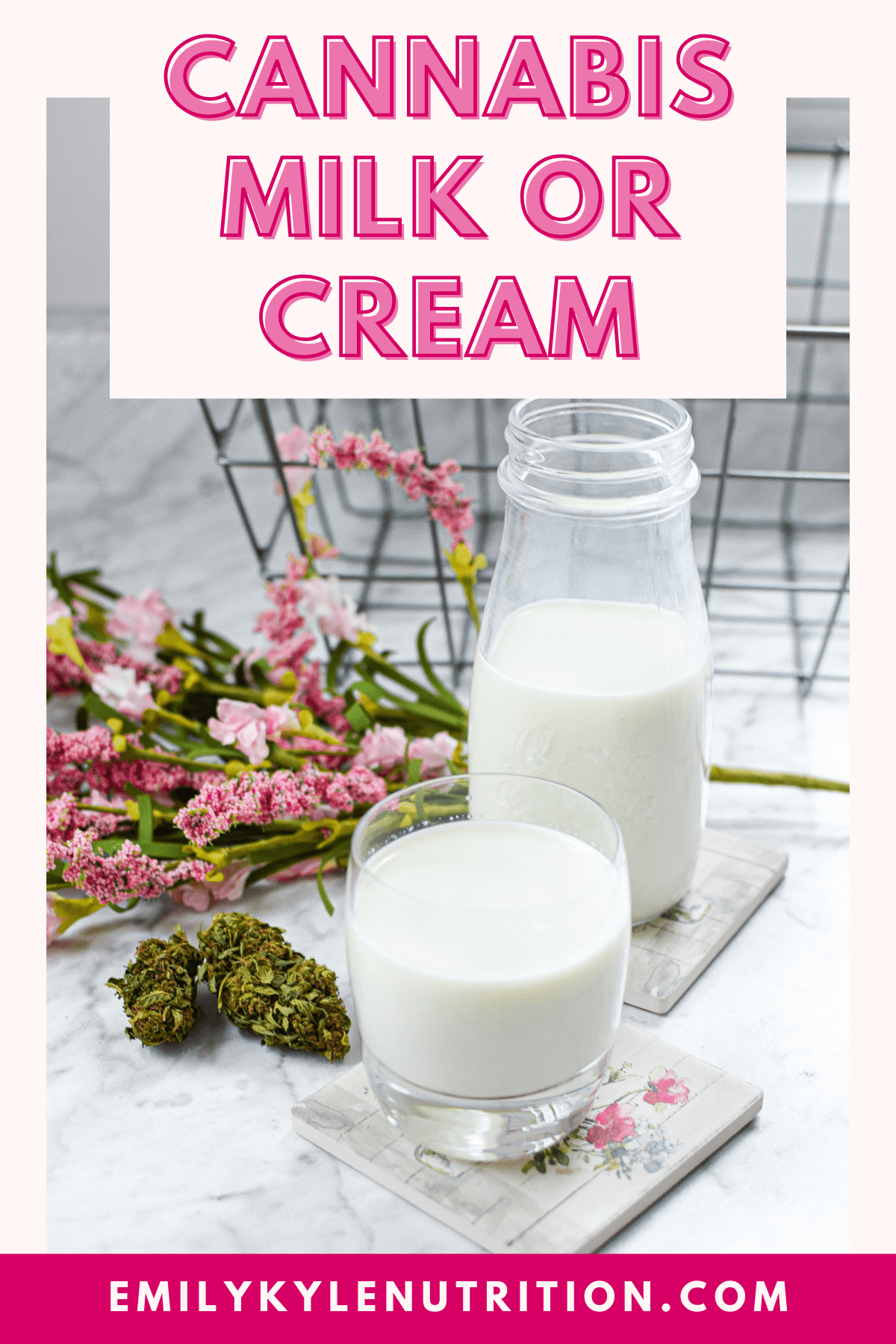 Easy Infused Cannabis Milk or Cream » Emily Kyle, MS, RDN