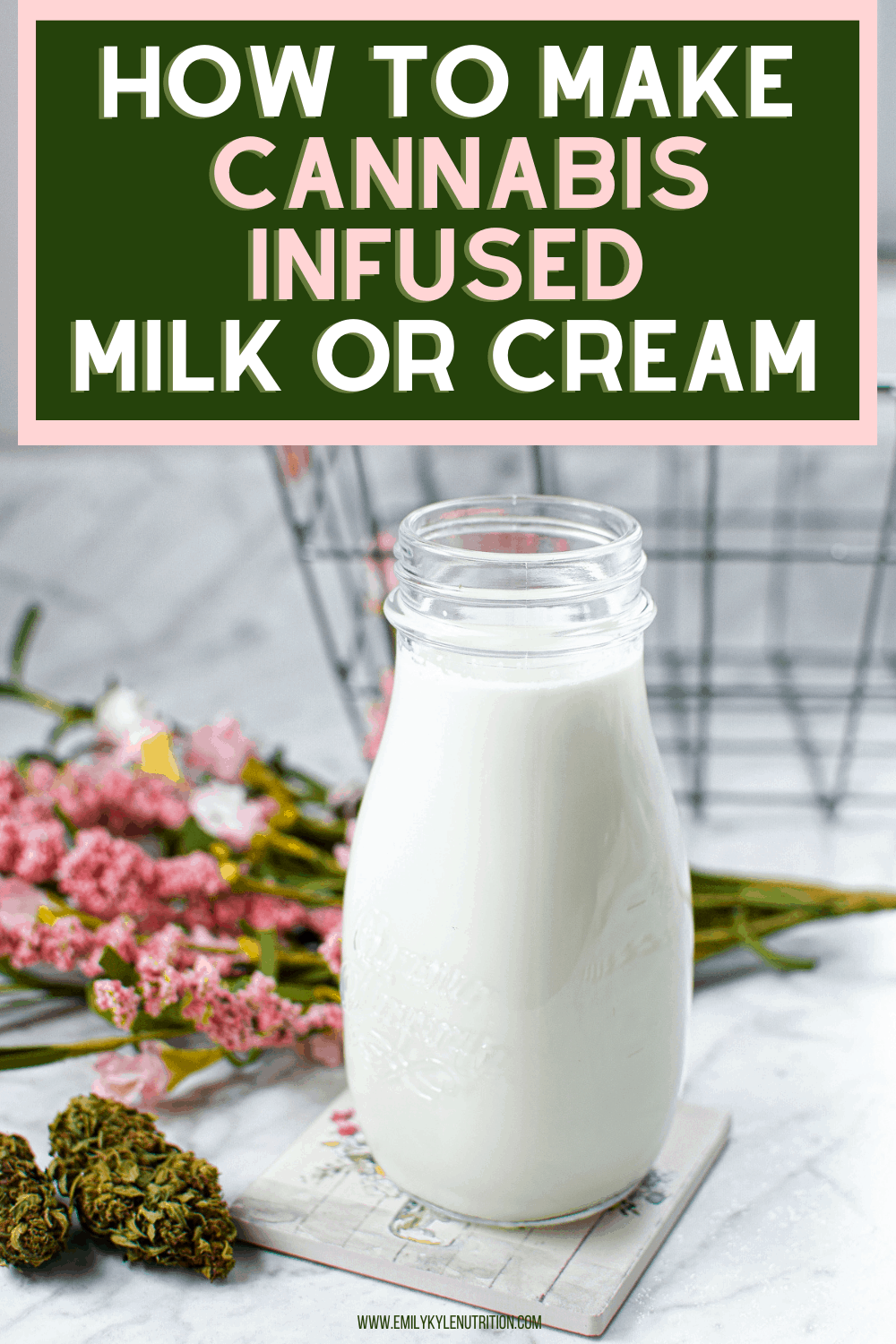 How to Infuse Cannabis Milk or Cream » Emily Kyle Nutrition