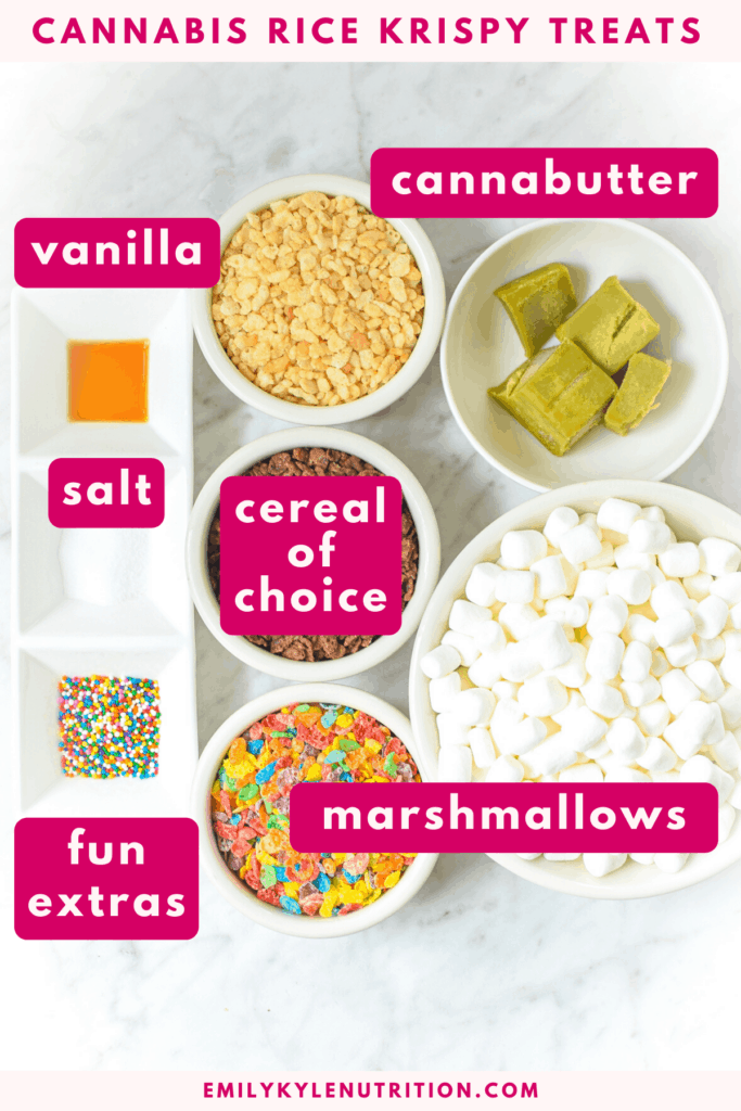 Easy Cannabis Rice Krispie Treats » Emily Kyle, MS, RDN