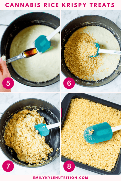 Easy Cannabis Rice Krispie Treats » Emily Kyle, MS, RDN