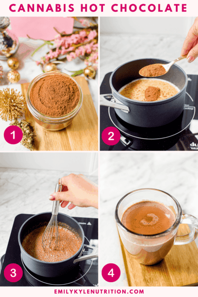 Creamy Cannabis Hot Chocolate » Emily Kyle, MS, RDN
