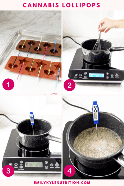 How to Make Cannabis-Infused Lollipops 🍭 » Emily Kyle, MS, RDN
