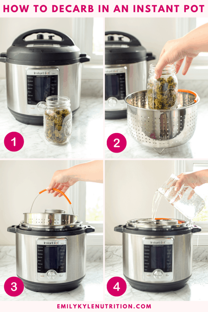 How To Decarb In An Instant Pot » Low Smell Method » Emily Kyle, MS, RDN