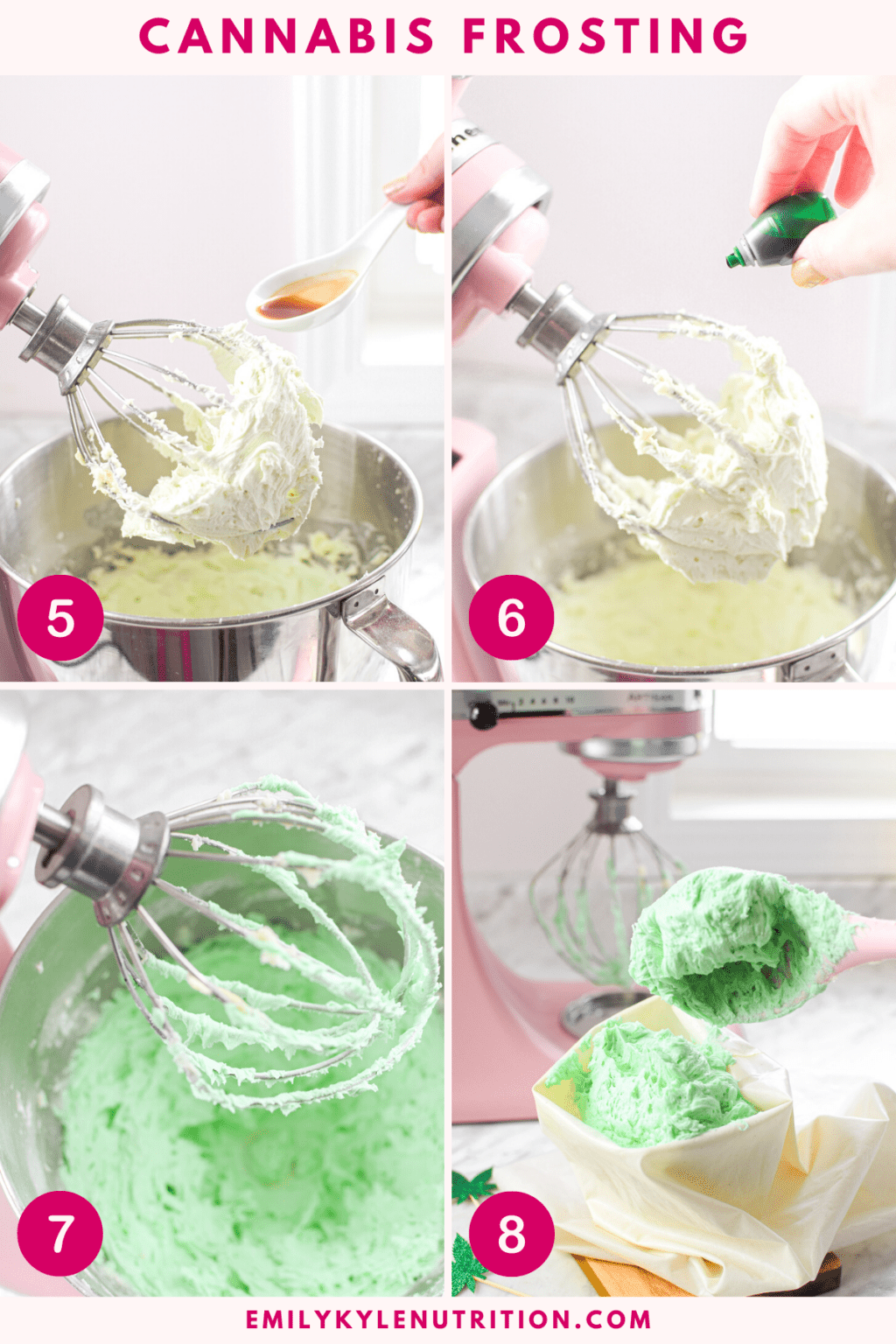 Creamy Cannabis Buttercream Frosting » Emily Kyle, MS, RDN