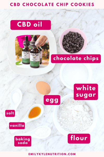 CBD Chocolate Chip Cookies » Emily Kyle, MS, RDN