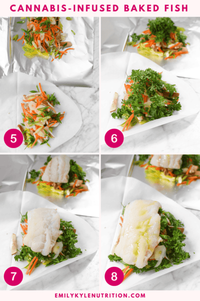 Cannabis-Infused Baked Fish en Papillote » Emily Kyle, MS, RDN