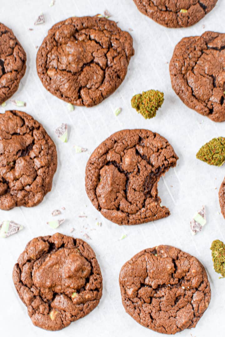Chocolate Mint Chip Cannabis Cookies » Emily Kyle, MS, RDN